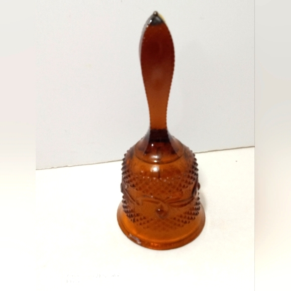 Unknown | Art | Vintage Dark Amber Depression Glass Bell | Poshmark
